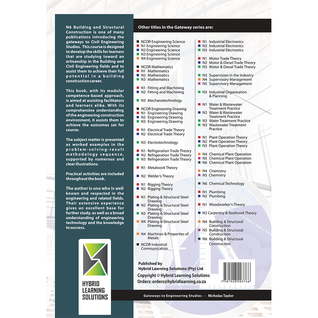 N6: N6 Building and Structural Construction (Hardcopy)