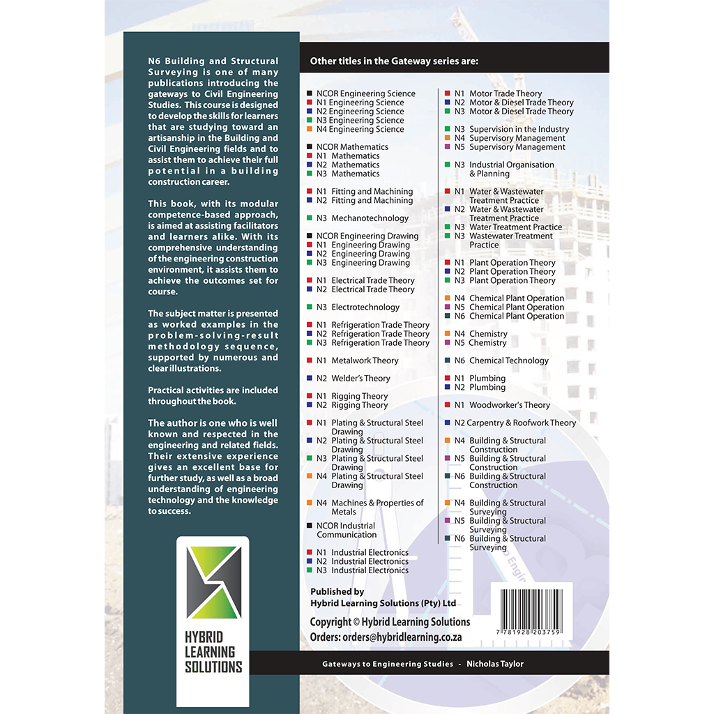 N6: N6 Building and Structural Surveying (Hardcopy)