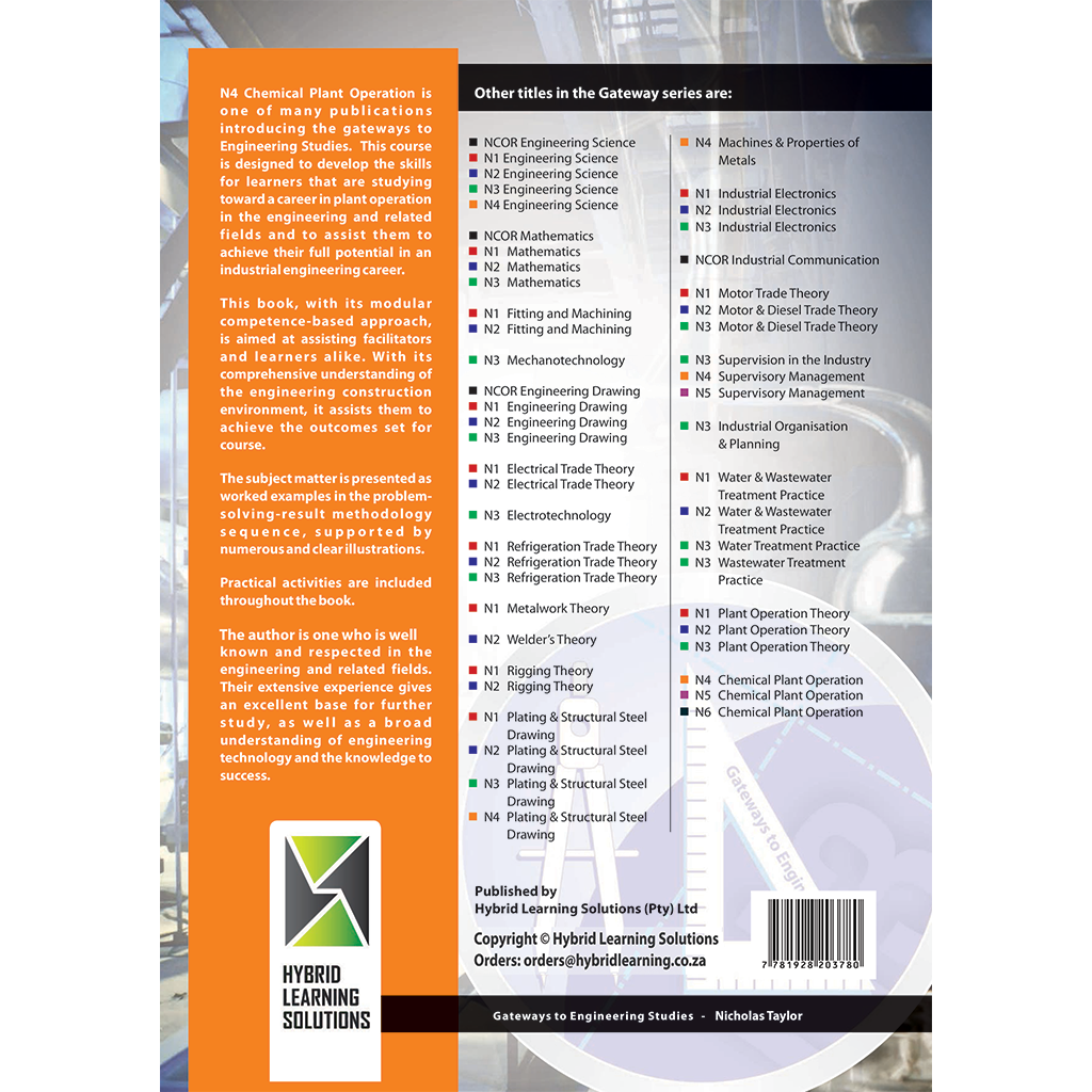 N4: N4 Chemical Plant Operation (Hardcopy)