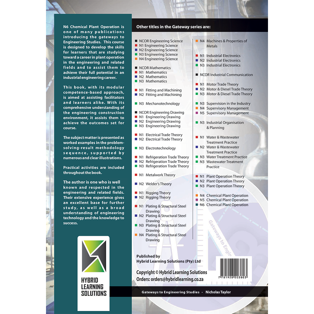 N6: N6 Chemical Plant Operation (Electronic)