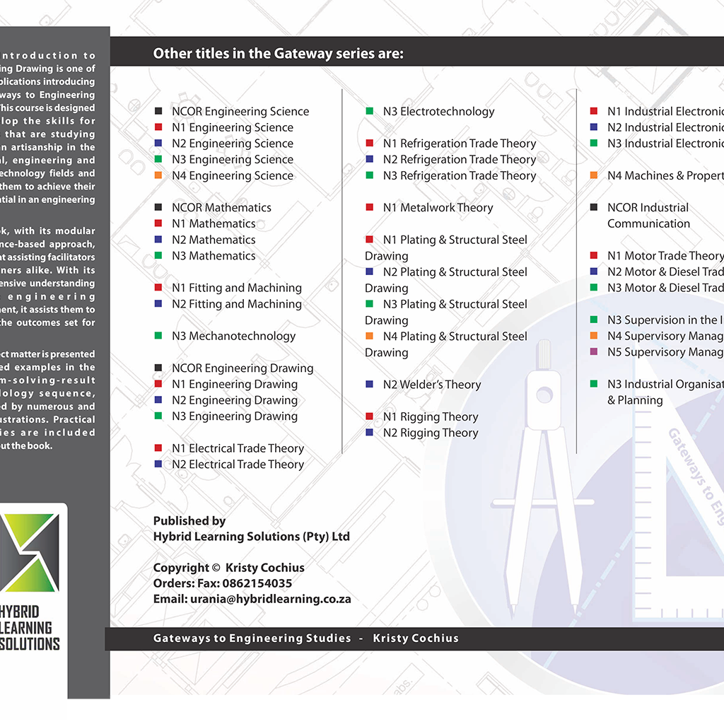 Hard Cover: NCOR Introduction to Engineering Drawing (Hardcopy)